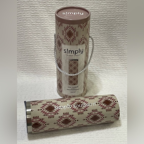 Simply Southern | Dining | Simply Southern Aztec Slim Tumbler 3oz Hot ...